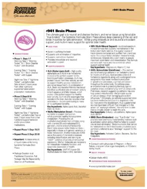 BRAIN PHASE – Systemic Formulas