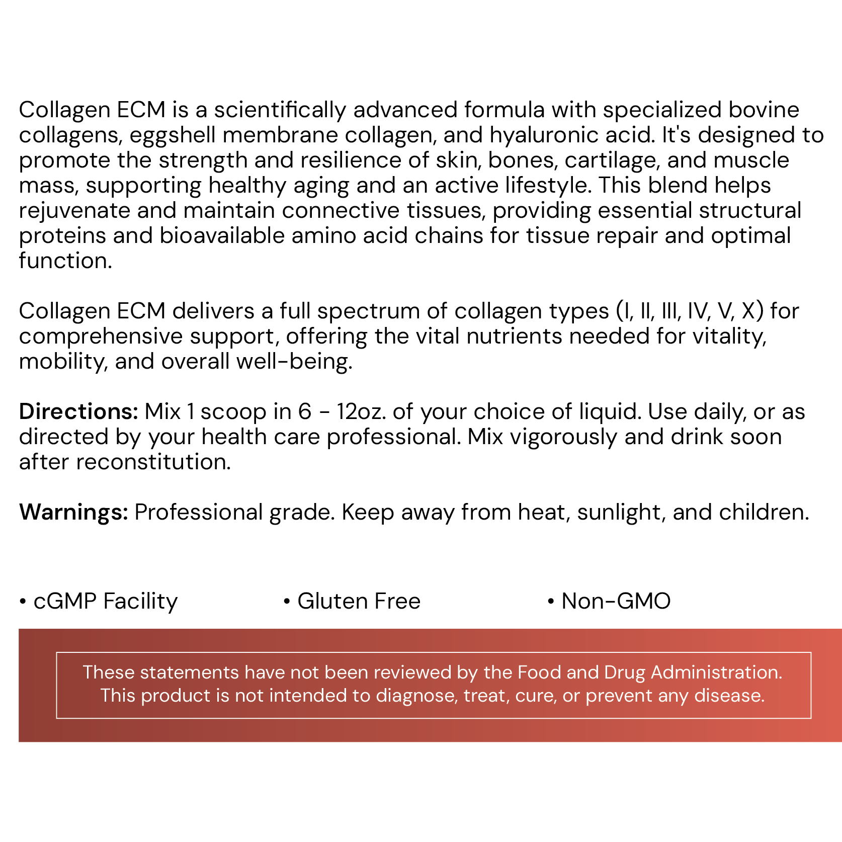 COLLAGEN ECM – Systemic Formulas