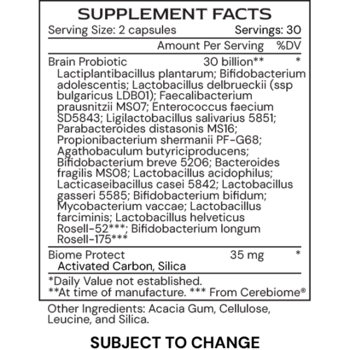Neuro µBiomic – Systemic Formulas