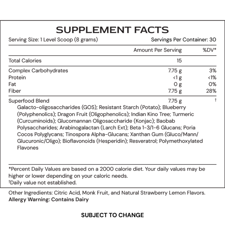 Immune Superfood – Systemic Formulas