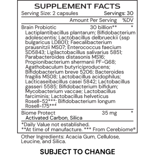 Neuro µBiomic – Systemic Formulas