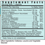 MIN Multi Mineral Plus | Systemic Formulas
